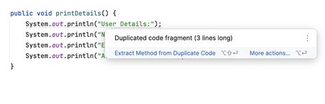 Analyze Duplicates Intellij Idea Documentation