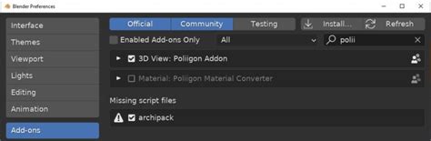 How To Use The Poliigon Add On For Blender D