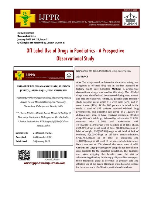 7anilasree Bp Shamna Noushad Sahnoon Javeed Japhia Saju Unni Krishnan Pdf Ijppr