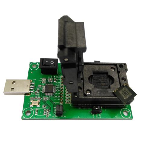 Emmc153 Emmc 169 Bga153 Bga169 Test Socket To Usb Interface Pitch 05mm