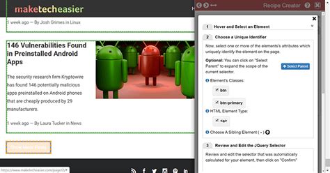 How To Use A Data Scraping Tool To Extract Data From Webpages Make Tech Easier