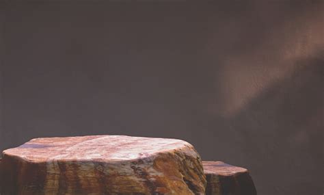 복사 공간이있는 콘크리트 벽 배경에 바위 돌 연단 단계 빈티지 스타일의 제품 모형 무대 디스플레이 프레젠테이션 0명에 대한 스톡 사진 및 기타 이미지 Istock