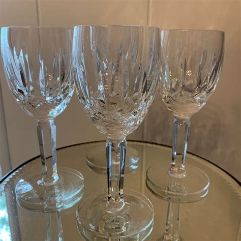 Waterford Crystal White Wine Glasses Etsy