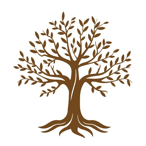 Tree Branch Isolated Tree Clipart Tree Logo Tree With Root Illustration 49589833 Vector Art
