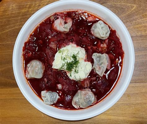 Ukrainian Christmas Eve Borshch Пісний борщ з вушками на Святвечір R Ukraine