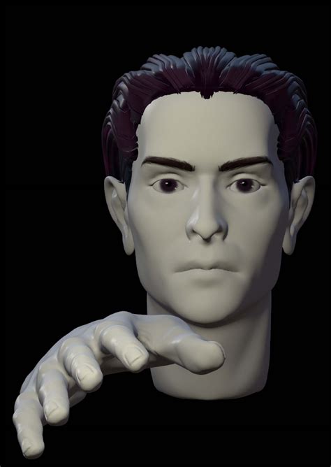 Студенческое портфолио / Моделирование ассета и скульптинг анатомии ...