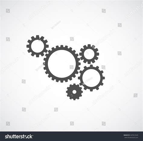 Gears Cogs Teamwork Design Stock Illustration 347812520 Shutterstock
