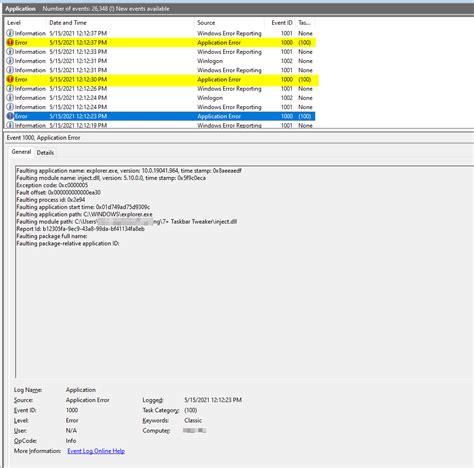 Taskbar Tweaker Causing Explorer Crash Loop After Updating Windows General Taskbar