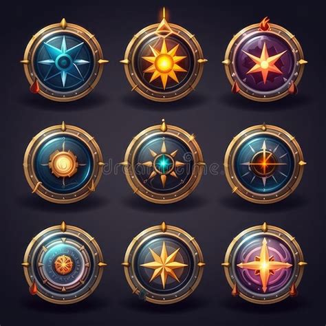 West Compass Game Ai Generated Stock Image Image Of Rose Background