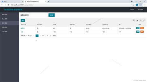 基于javawebmysql的jspservlet药店医药信息管理系统javaweb Jsp Mysql Servlet Ssm