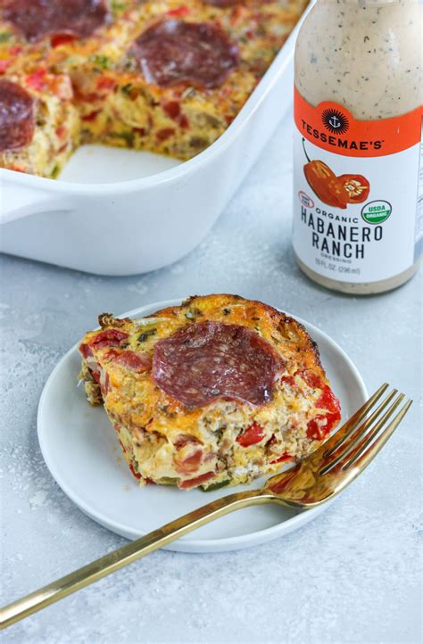 Pizza Breakfast Casserole Marys Whole Life