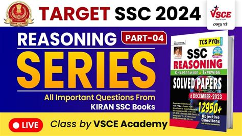 Series Part 4 Logical Reasoning Ssc Cgl Chsl Mts Gd Kiran
