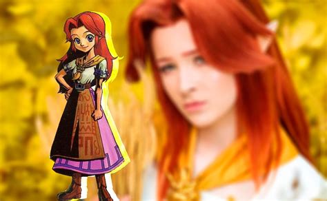 Zeldash Da Vida A Malon Con Su Cosplay De Zelda Oot