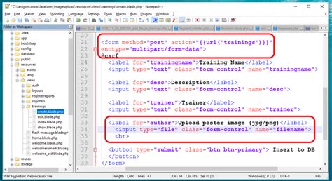 Upload Imej Ke Sistem Laravel Fstm Kuis