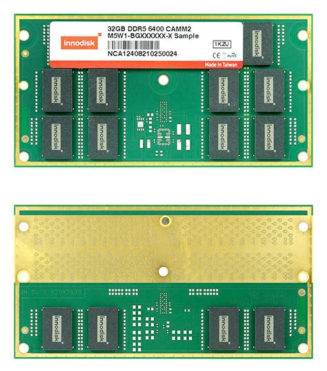 innodisk introduces ddr5 and lpddr5x camm2 memory modules for rugged