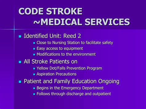 Ppt Code Stroke Powerpoint Presentation Free Download Id3571797