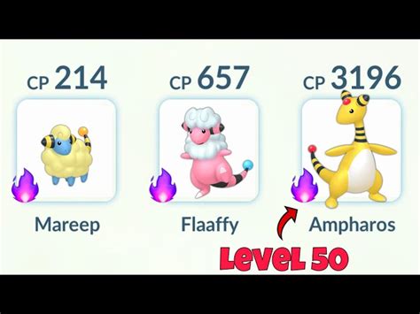 Ampharos Evolution