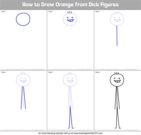 How To Draw Orange From Dick Figures Dick Figures Step By Step DrawingTutorials Com