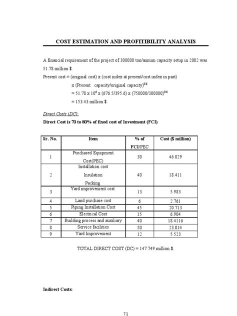 Cost Est Pdf Cost Of Goods Sold Fixed Capital