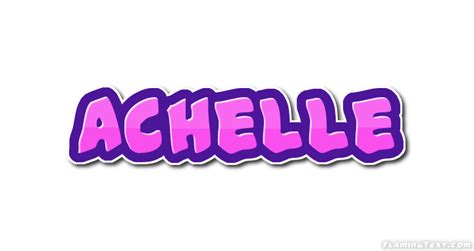 Achal Name Logo