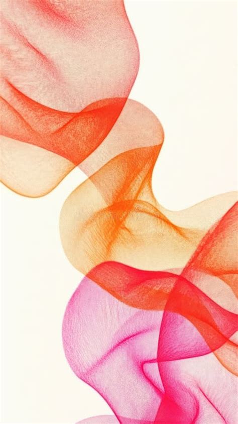 Abstract Waves Of Color Create A Fluid And Dynamic Visual Effect Stock Illustration