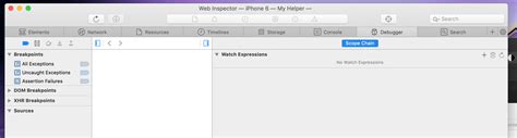 After Latest Update Of Xcode 102 Web Inspector Is Not Working