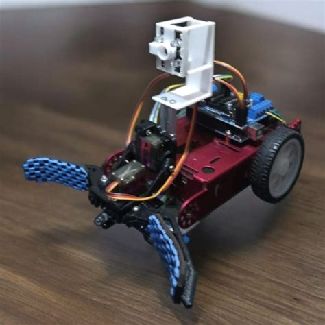 Jual Gripper Servo Robot Edukasi Steam Add On Robot Transporter Dan Sensor Warna Shopee