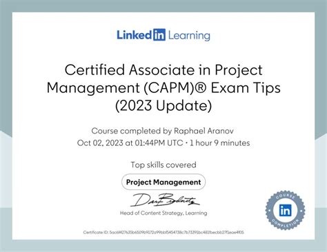 Raphael Aranov On Linkedin Certificate Of Completion