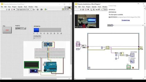 Interfaz Sensor Ultrasónico En Labview Con Arduino Uno Youtube