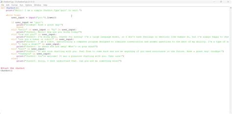 Python Ai Chatbot Codsoft Internship Coding Keerthana M