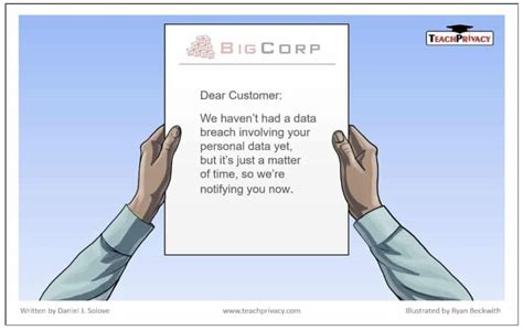Data Breach Notification Cartoon
