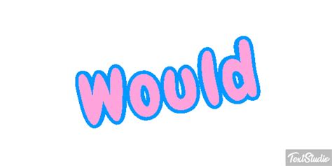 Would Word Animated  Logo Designs