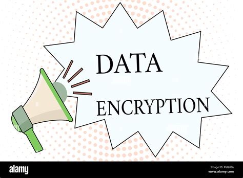 Word Writing Text Data Encryption Business Concept For Symmetric Key Algorithm For The