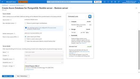 Restore Full Backup Fast Restore Azure Database For Postgresql