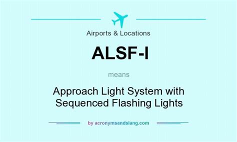 Sequenced Flasher Approach Lighting System