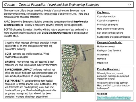 Ppt Coasts Coastal Protection Hard And Soft Engineering