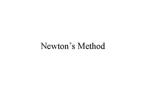 root finding methods solving nonlinear equations root finding