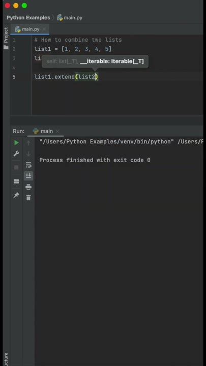 python tutorial how to combine two lists into one single list shorts