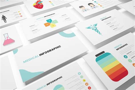 Медицинская инфографика Powerpoint Шаблон Шаблоны презентаций Включая презентация и маркетинг
