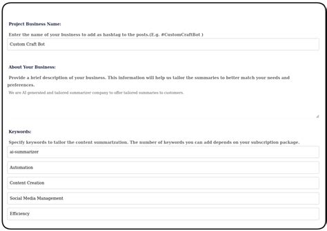 How To Use The Summarizer Bot Custom Craft Bot
