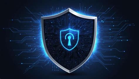 Digital Technology Concept Cyber Security Data Protection Internet Network Connection Premium