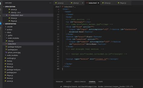 Javascript Server Html Not Loading Js Client Script Express
