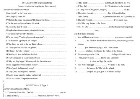 Future Forms General Gramma Français Fle Fiches Pedagogiques Pdf And Doc