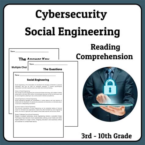 Social Engineering Reading Comprehension Passages And Questions Worksheets