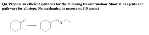 Solved Q4 Propose An Efficient Synthesis For The Following