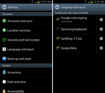 How To Change The Input Method For Android