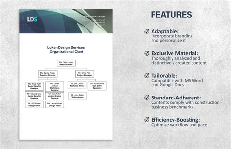 Startup Organizational Chart In Word Google Docs Download Template Net