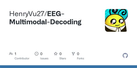 Github Henryvu27eeg Multimodal Decoding