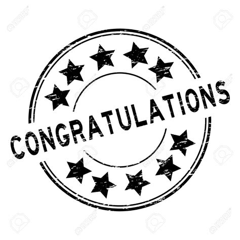 Congratulations Clipart Black And White 10 Free Cliparts Download
