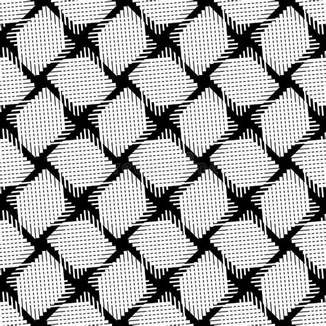 Seamless Repeatable Geometric Abstract Monochrome Pattern Til Stock Vector Illustration Of